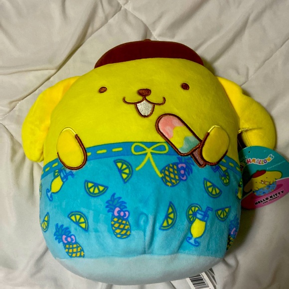 Squishmallows | Toys | Hello Kitty And Friendspompompurin Squish Mallow ...